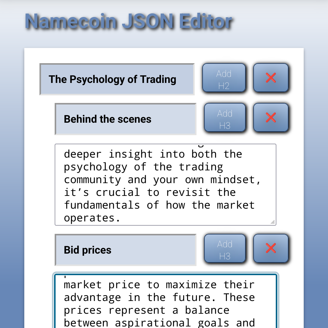 ℕamecoin JSON Editor
